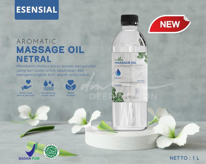 Jual Massage Oil Aromatic / Minyak Pijat Spa Refleksi Wangi Refill 1 Liter - NETRAL PREMIUM ...