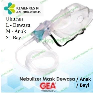 Jual Masker Nebulizer / Nebu Mask / Masker UAP - GEA DEWASA - Jakarta ...