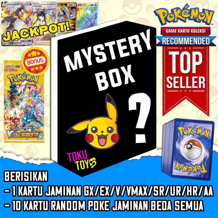 Jual MURAH! DIJAMIN DPT HIT MYSTERY BOX PACK Kartu Pokemon TCG Indonesia - Kota Tangerang ...