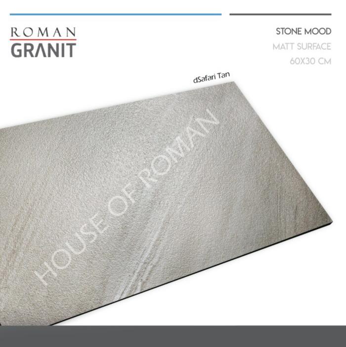 Jual Roman Granit Lantai 30x60 dSafari Tan/Keramik Lantai Roman Abu-abu ...