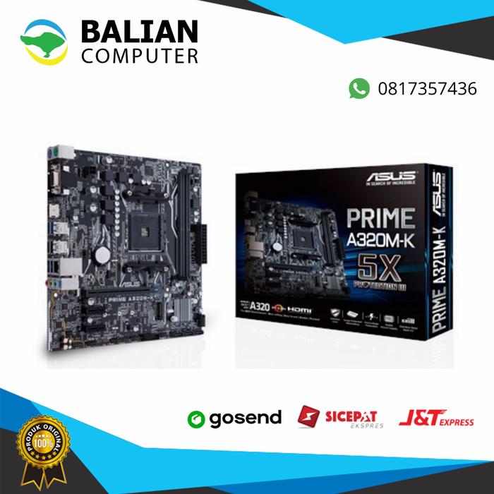 Jual MOTHERBOARD ASUS PRIME A320M - K ( AMD Ryzen ) - Kota Denpasar ...