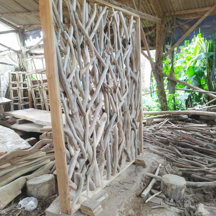 Jual Partisi sekat ruangan frame kayu jati antik terbaru - Kab. Jepara ...