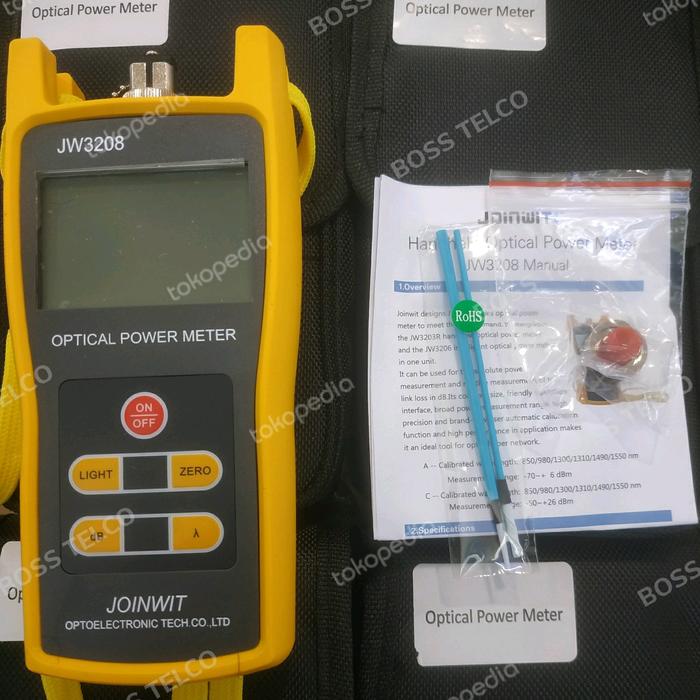 Jual OPM Jointwit Fiber Optic FTTH / Optical Power Meter - Jakarta ...