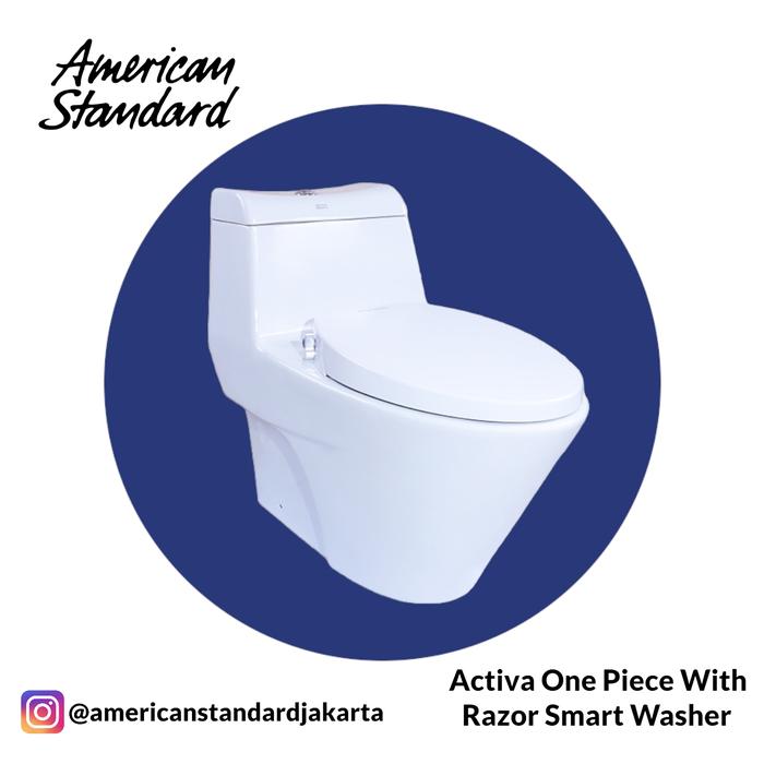Promo American Standard Activa One Piece Toilet with Razor Smart Washer ...