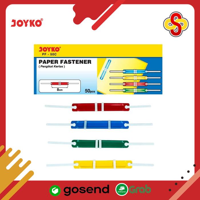 Jual Paper Fastener / Acco Joyko PF-50C Isi 50 pcs - Warna - Kota ...