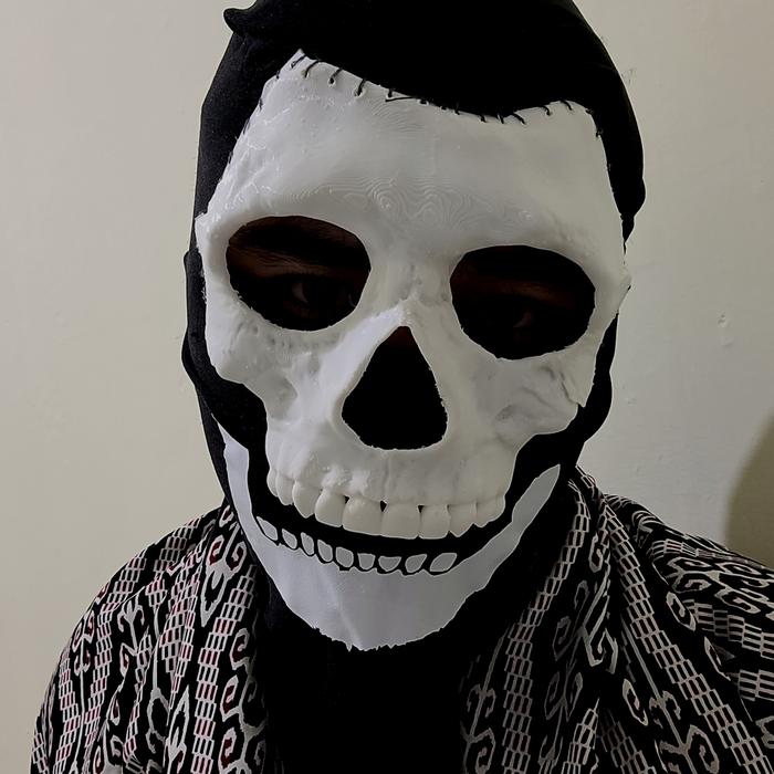 Jual Topeng Cosplay Hallowen Call of Duty Simon Riley Ghost Mask ...