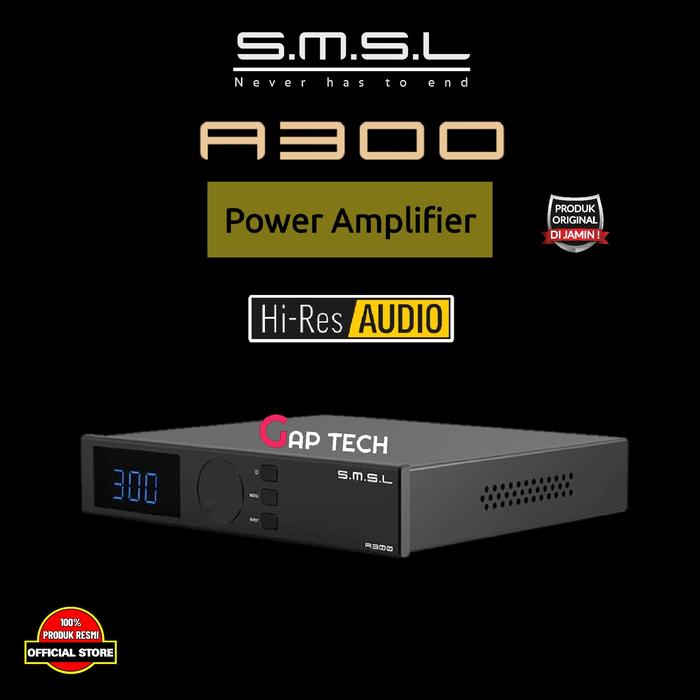 Jual SMSL A300 / A 300 High Resolution Power Amplifier Original ...