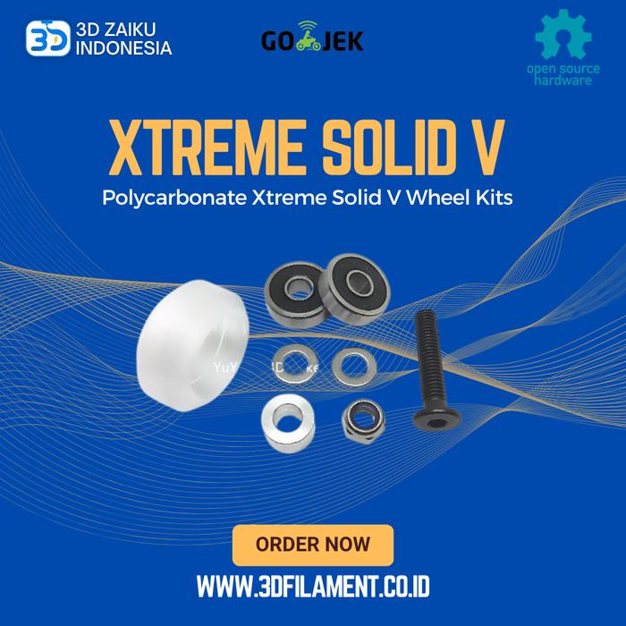 Jual OpenBuild Polycarbonate Xtreme Solid V Wheel Kits - Jakarta Barat - 3D Zaiku | Tokopedia