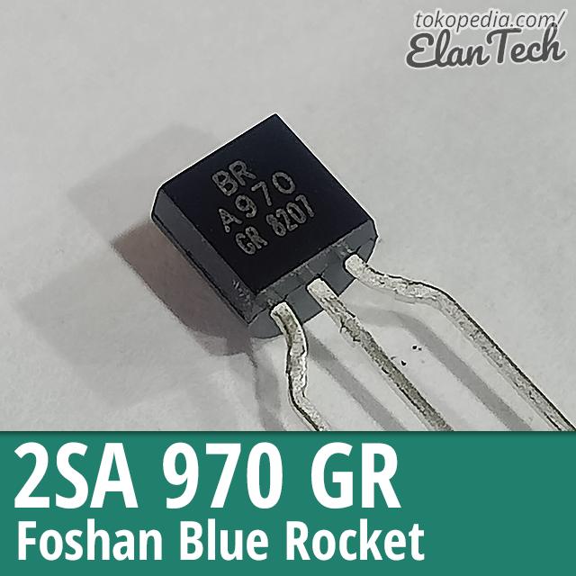Jual Transistor 2SA970 Original Blue Rocket A970 2SA970GR PNP ElanTech ...