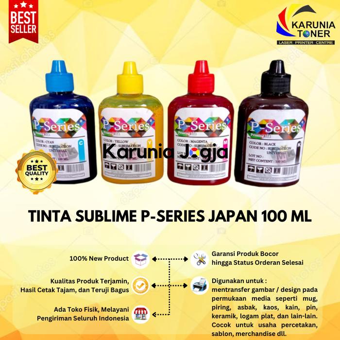 Jual 1set Tinta P-Series SUBLIME SUBLIM 100ml CMYK - CMYK LC LM - Kab ...