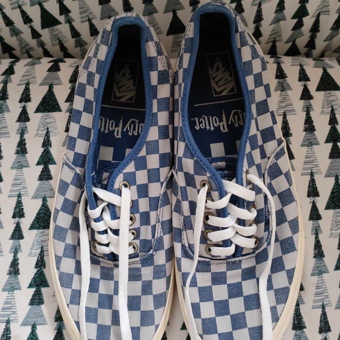 Jual sepatu Vans collabs Harry Potter Authentic Ravenclaw checkerboard ...