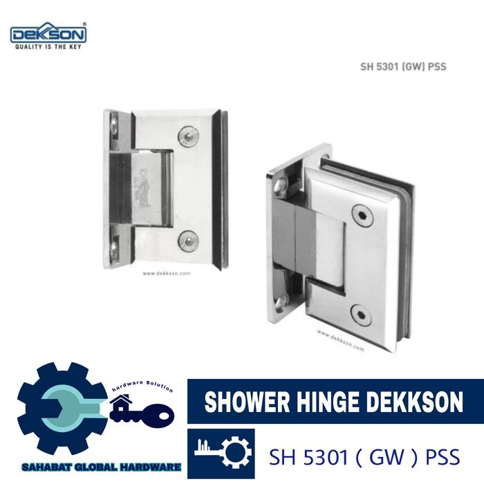 Jual shower hinge Dekkson SH 5301 GW PSS || engsel kaca dekson SH5301 - Kota Tangerang Selatan ...