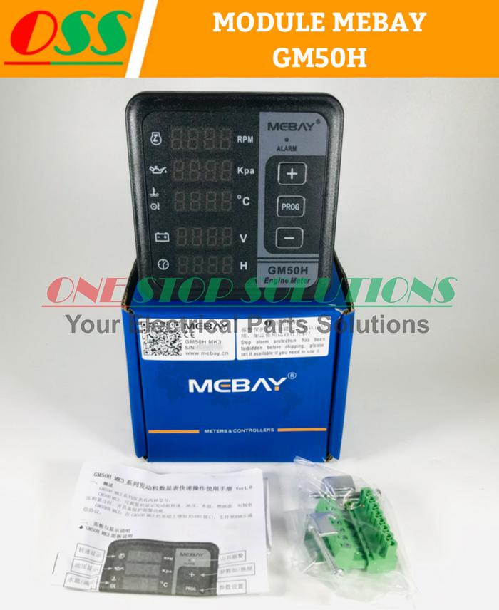 Jual MODULE MEBAY ENGINE METER DIGITAL GM50H UNTUK GENSET DAN MESIN ...