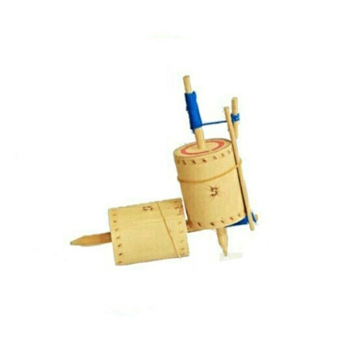Jual Mainan Jadul Gangsing Bambu Bersuara / Mainan Edukasi Tradisional ...