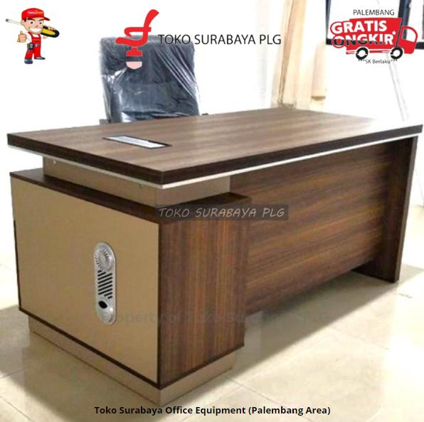 Jual Meja Direktur Manager Meja Kerja Kantor 1/2 Biro Meja Pimpinan ...