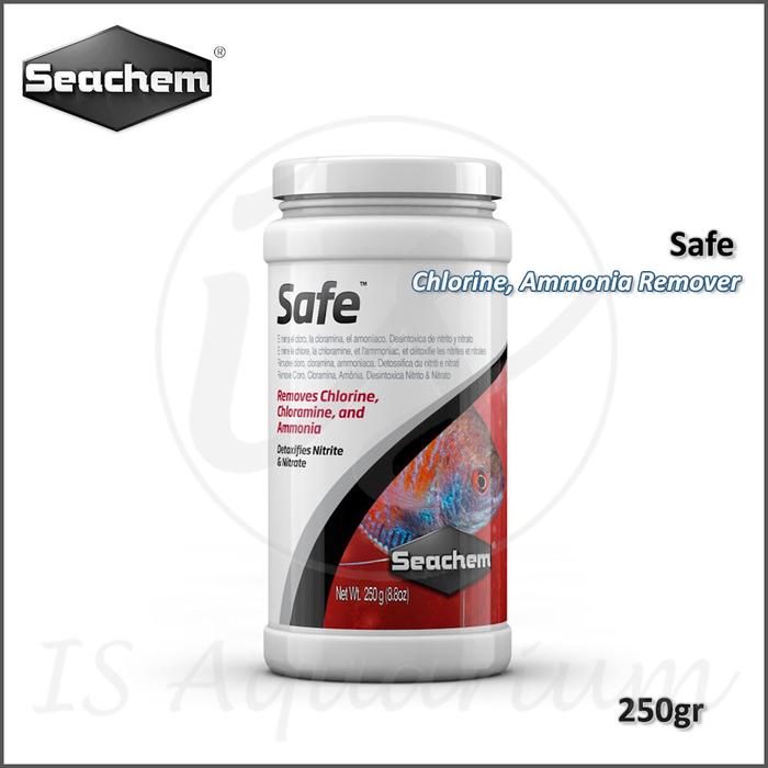 Jual Seachem Safe 250gr Chlorine Chloramine Ammonia Remover Aquarium ...