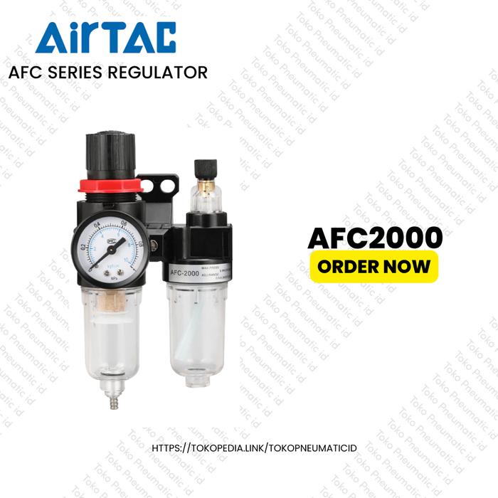Jual Air Filter Regulator Pneumatic AIRTAC, AFC2000 1/4'' - Jakarta ...