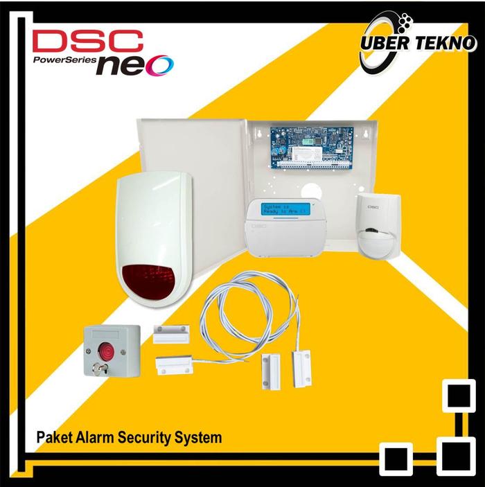Jual Paket Alarm Intrusion DSC HS2032 Security Alarm 8 Zone - Kota ...