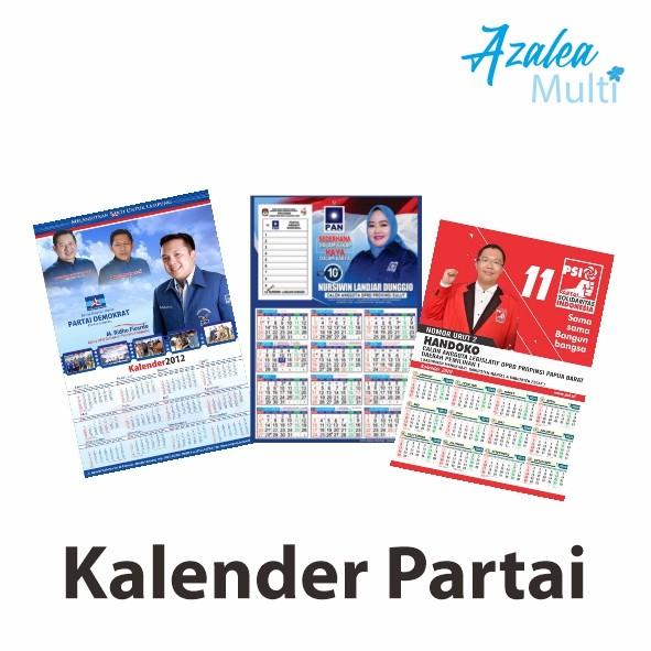 Jual Cetak kalender partai + Mata Ayam / Kalender Dinding / Kampanye ...