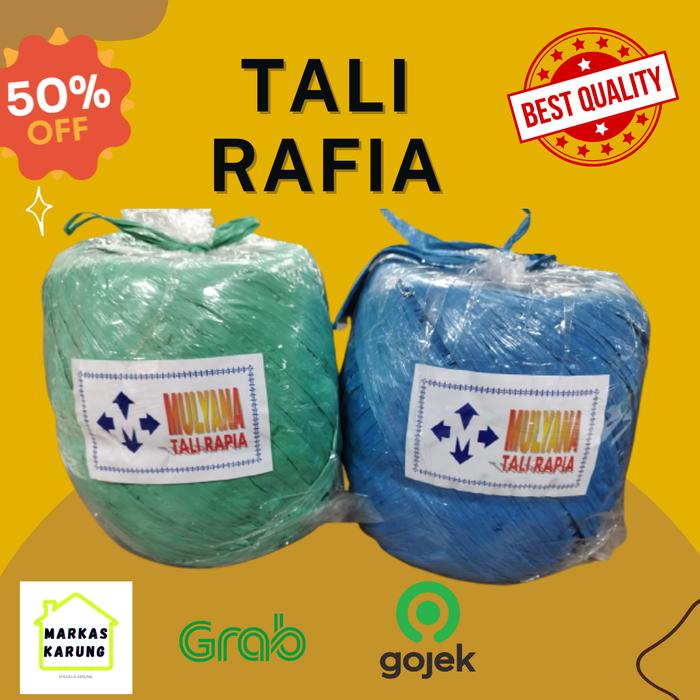 Jual Tali Rafia SM Biru Hijau Berkualitas Termurah TOP JAKARTA Panjang ...
