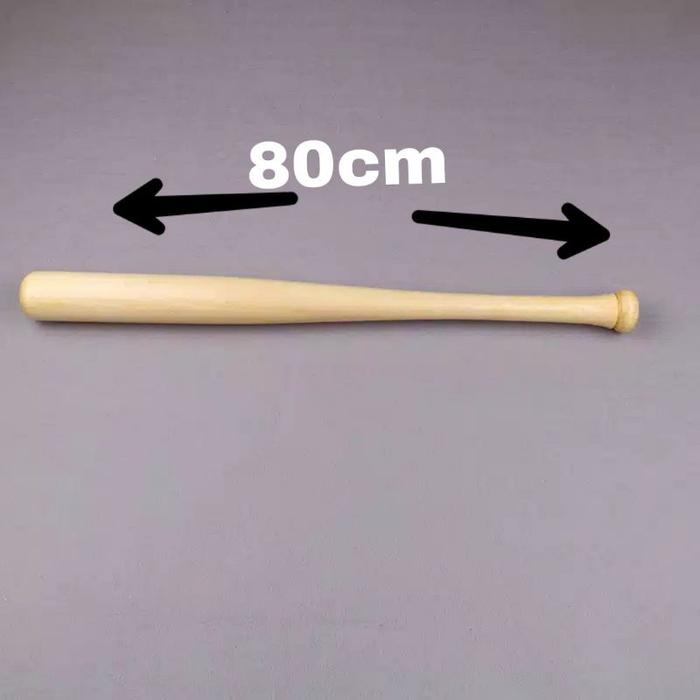 Jual Bat Baseball Tongkat Kayu Pemukul 80 cm / Bat Kasti Outdoor - bat ...