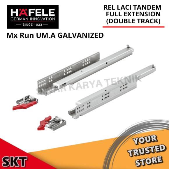 Jual HAFELE REL TANDEM LACI CLIP ON SOFT CLOSE 300MM - 550MM FULL ...