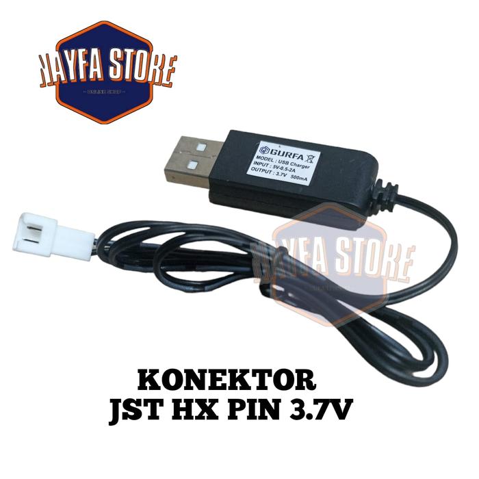 Jual Kabel USB/ Kabel Charger Konektor JST XH 2 PIN FOR 3.7V - Jakarta Pusat - NAYFA STORE ...