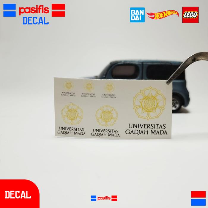Jual Decal White Toner- Logo UGM Universitas Gadjah Mada - Hotwheels ...