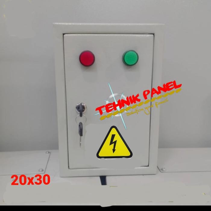 Jual Box Panel 20x30 INDOOR Dilengkapi Pilot lamp Merah-Hijau Dan Rel ...