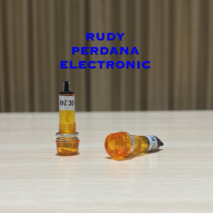 Jual PILOT LAMP LAMPU PILOT PANEL INDIKATOR 10MM 24V DC - Merah - Kota ...