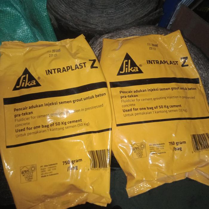 Jual sika intraplast-z 750gr pencair adukan injeksi semen grout beton ...