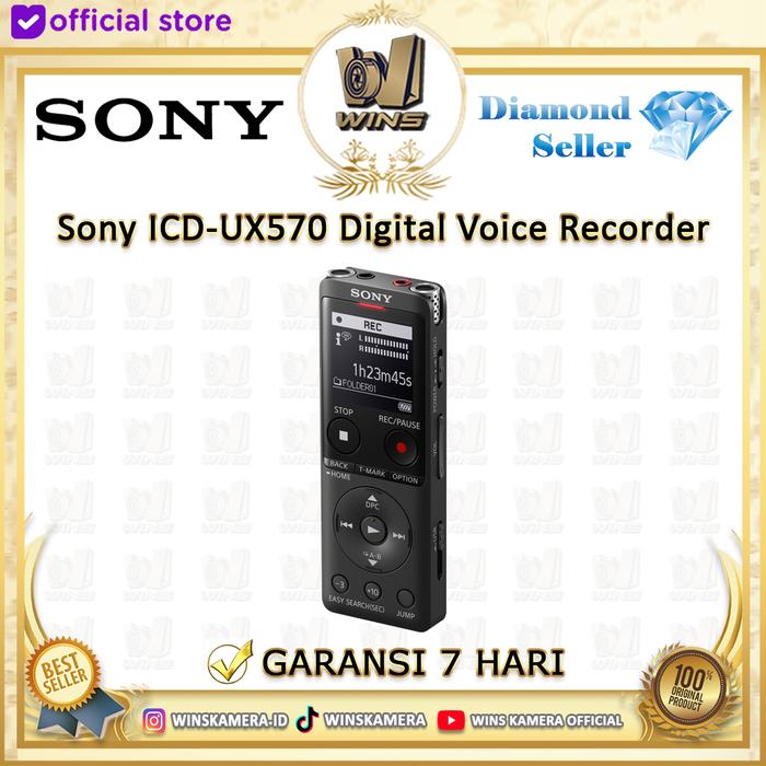 Jual Sony Icd-ux570 / Icd Ux570 / Icd Ux 570 Digital Voice Recorder Di Seller Noelle ...