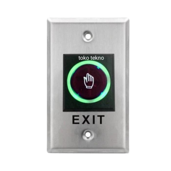Jual Exit Button Stainless No. Touch Exit Sensor - Logo Tangan ...