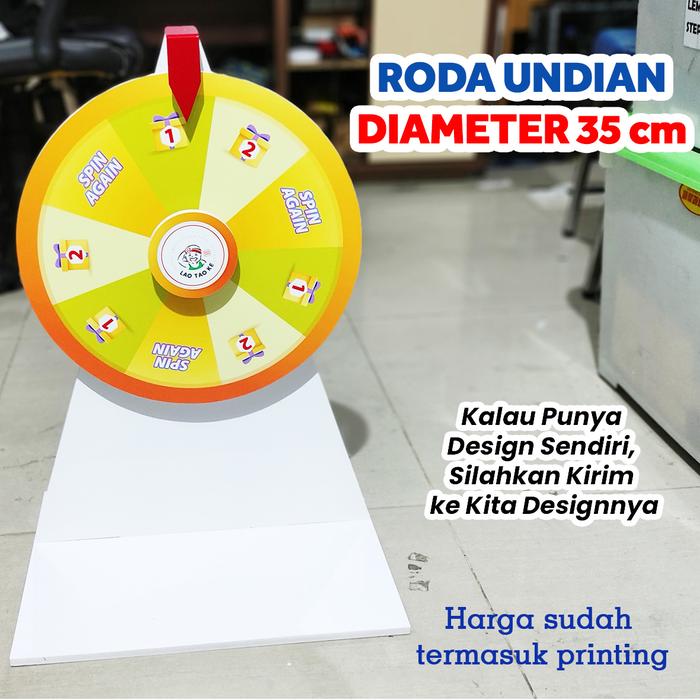 Jual Roda undian / roda keberuntungan / wheel of fortune / Roda hadiah ...