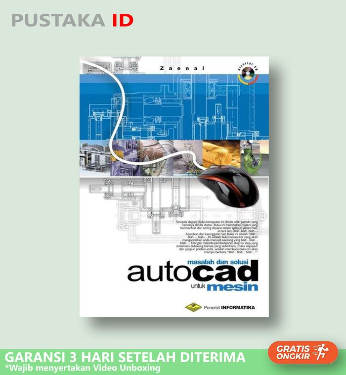 Promo Buku Pemodelan Elemen Mesin 3d Menggunakan Autocad + Cd - Kota Tangerang - Pustaka ID ...