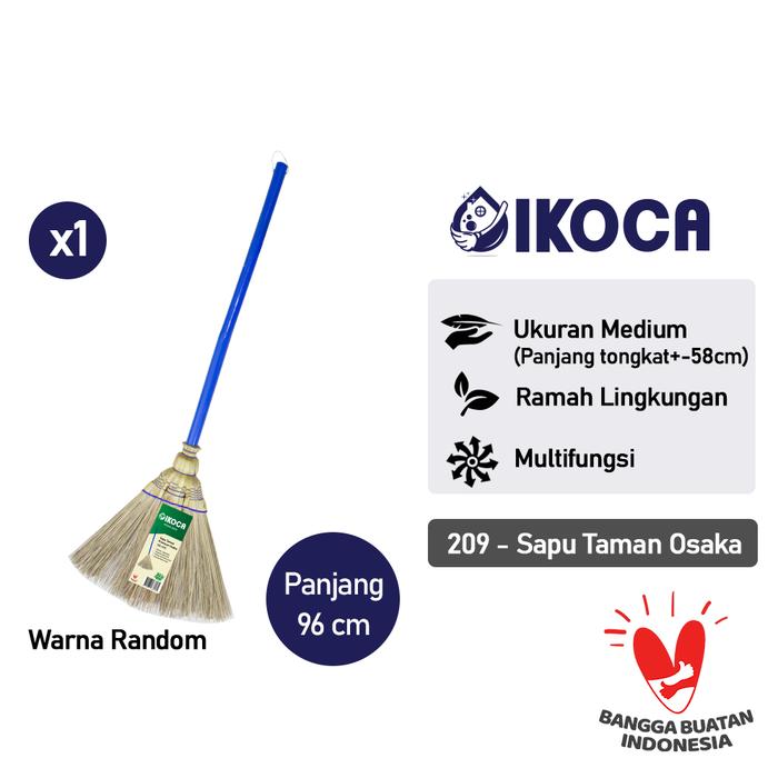 Promo Sapu Lidi Halaman Medium Premium Osaka Gagang sapu taman IKOCA ...