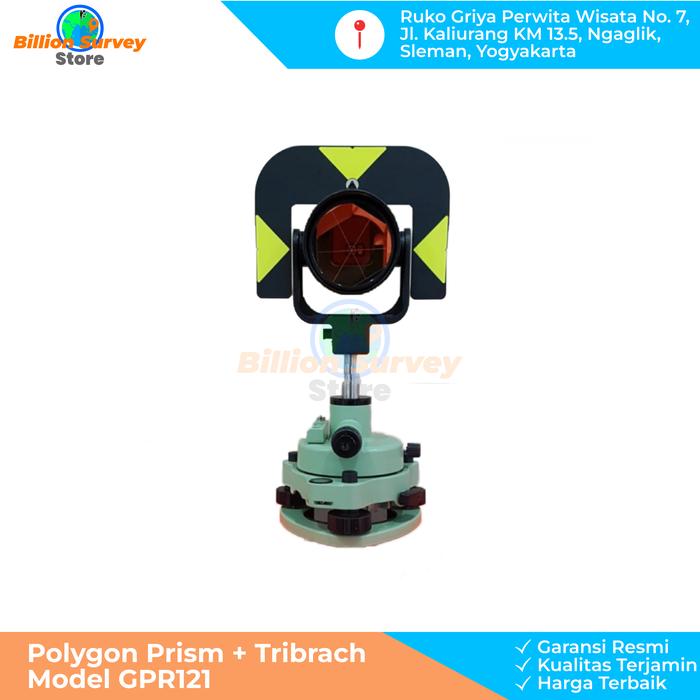 Jual Polygon Prism/ Prisma Poligon + Tribrach Model GPR121 - Kab ...