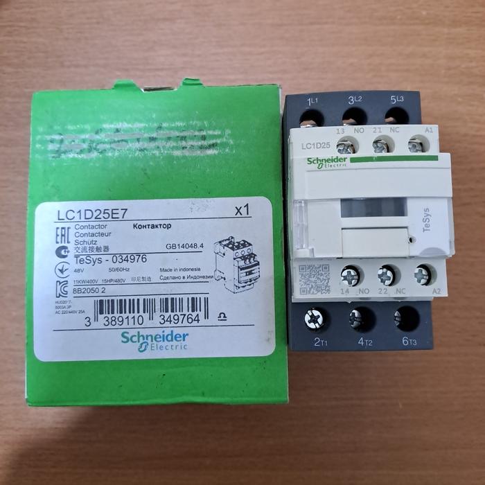 Jual Kontaktor/Contactor Schneider LC1D25E7 48V - Kota Bandung - jaya ...