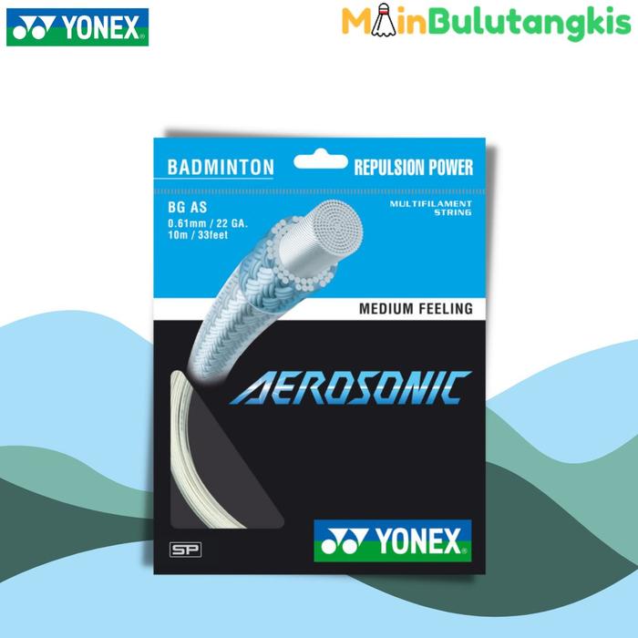 Jual Senar Raket Badminton YonexSP BG Aerosonic / AEROSONIC Original ...