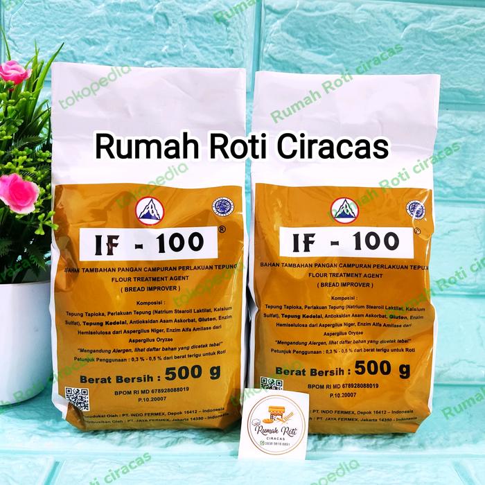 Jual IF-100 BREAD IMPROVER PENGEMPUK PELEMBUT ROTI KUE KEMASAN 500GR ...