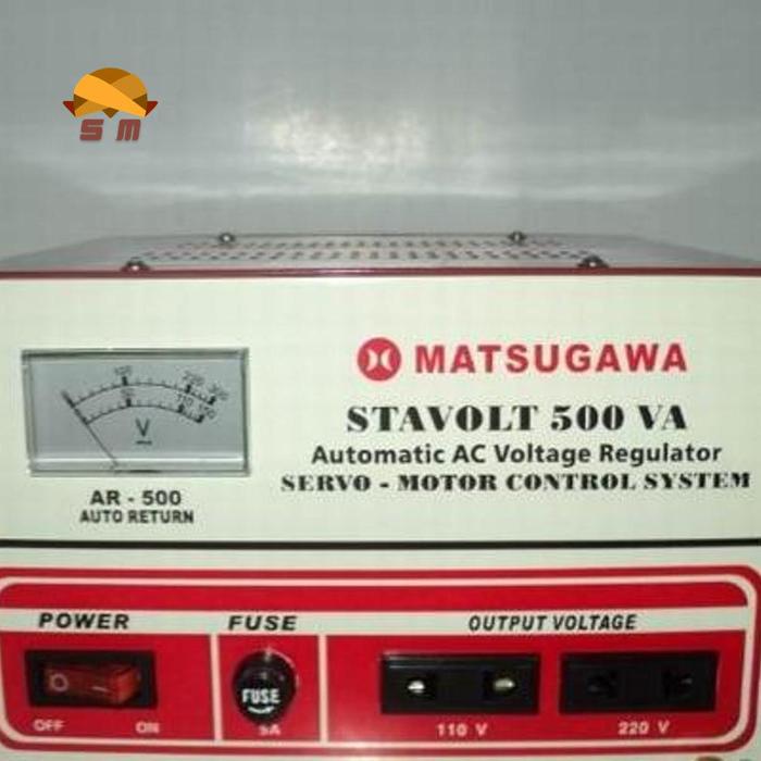 Jual SM - Stavolt Matsugawa Automatic AC Voltage Regulator 500VA 500w ...