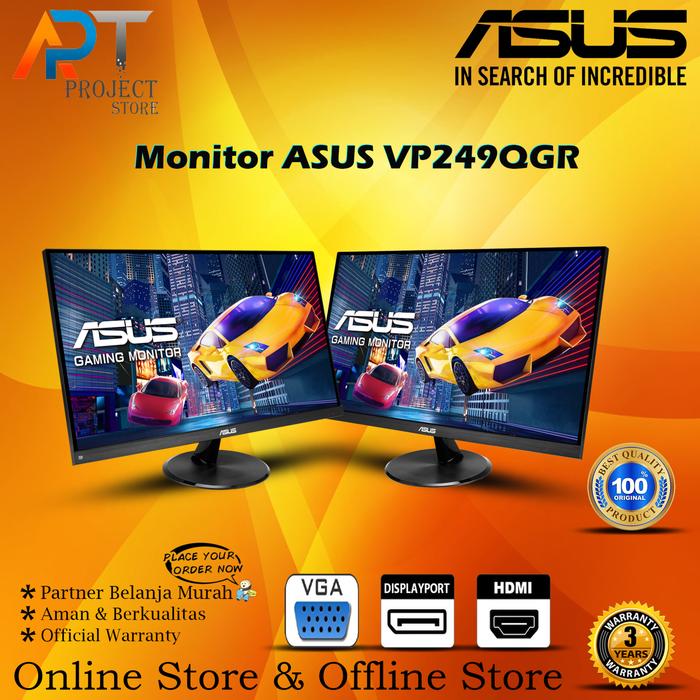 Jual Monitor ASUS VP249QGR 23.8" FHD 144Hz HDMI VGA DP 3YR - Jakarta ...