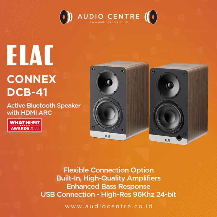 Promo Elac Debut ConneX DCB41 DCB-41 Active Bluetooth Speaker with HDMI ...