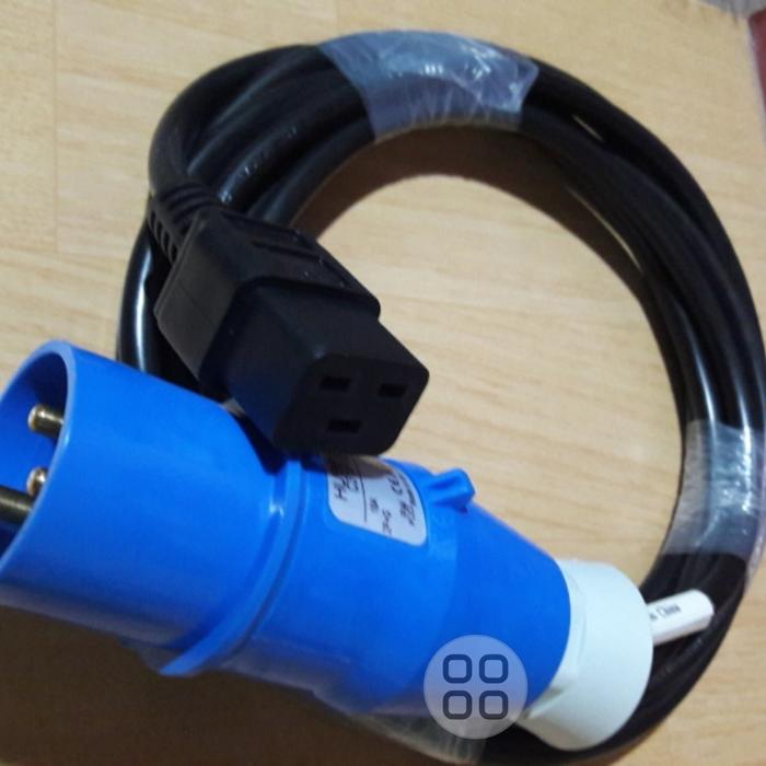 Jual industrial / Mobile plug Hubbel 16A C19 4m 3×1.5mm2 Legrand AP9876 ...