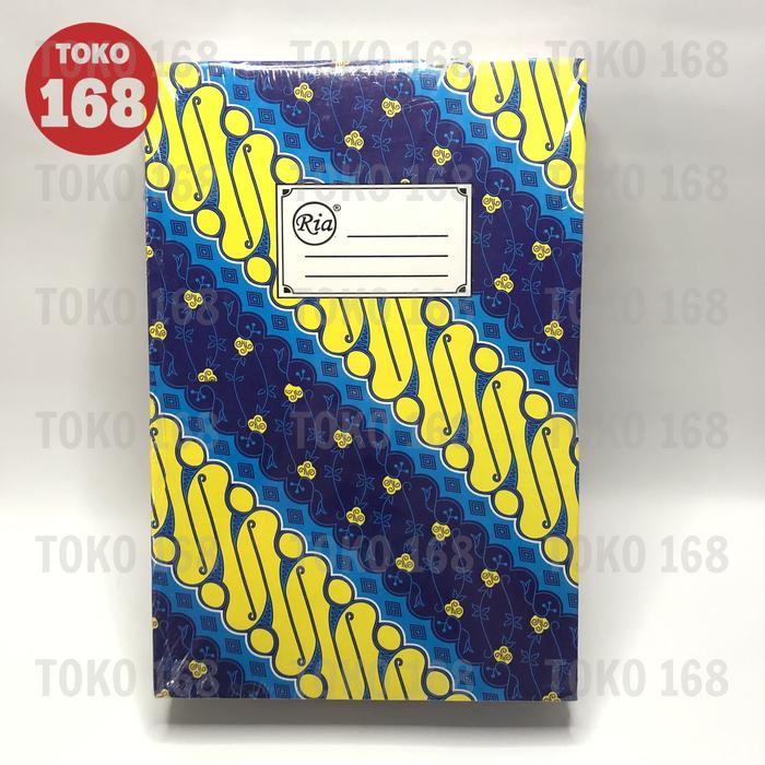 Jual RIA Buku Hard Cover/Tulis/Pencatatan/Akuntansi Folio 100 Lembar ...