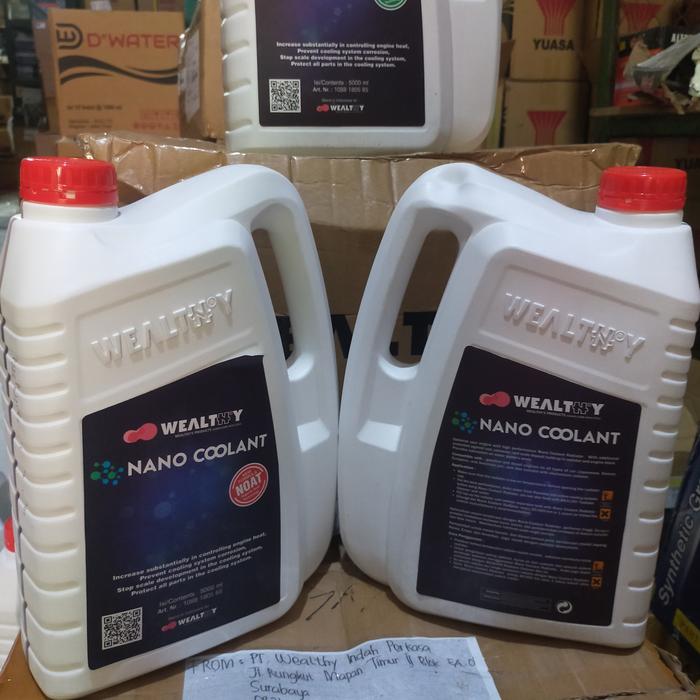 Jual WEALTHY Radiator nano coolant NOAT galon 5lt original - Biru - Kab ...