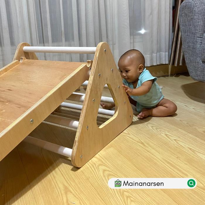 Jual PIKLER TRIANGLE ROCKCLIMBING MAINAN KAYU PANJAT TANGGA ANAK ...