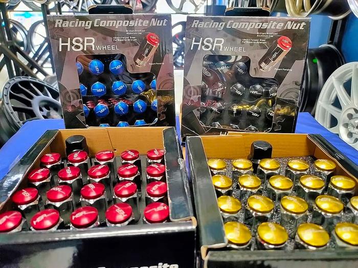 Jual Baut Roda Velg Racing HSR Wheel Lugnut Red, Black, Blue, Gold ...