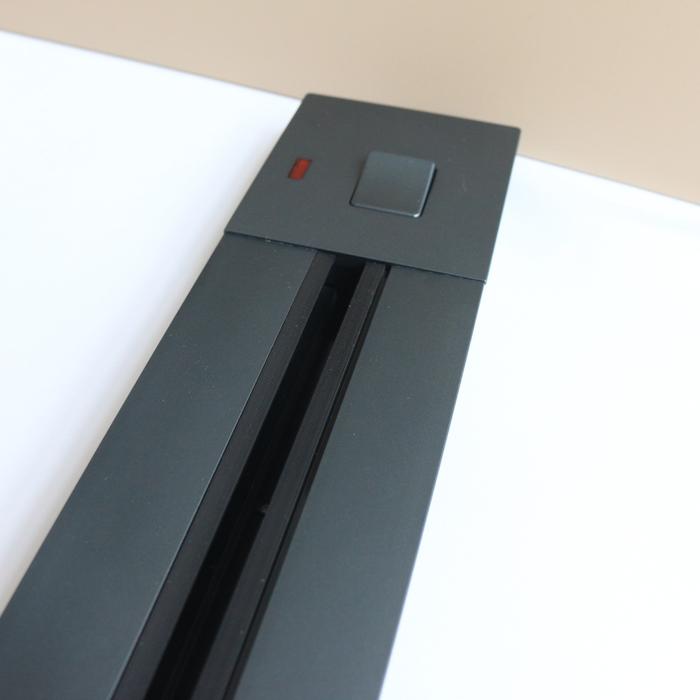 Promo Stop Kontak Track Rel Interior Rumah KONIG 60/80cm Aluminium ...