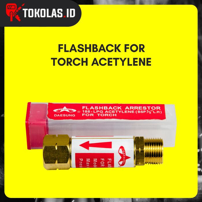 Jual Flash Back Flashback Arrestor for Torch Oxygen Acetylene LPG ...